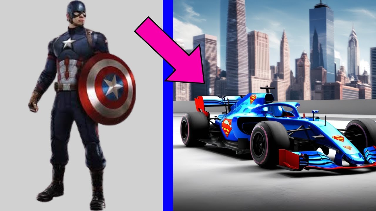 AVENGERS But F1 CAR VENGERS 🔥 All Characters Marvel & DC 2024💥 - YouTube