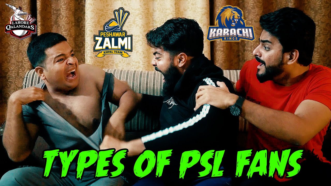 TYPES OF PSL FANS | Cricket | The Fun Fin | Comedy Sketch | Funny Skit ...