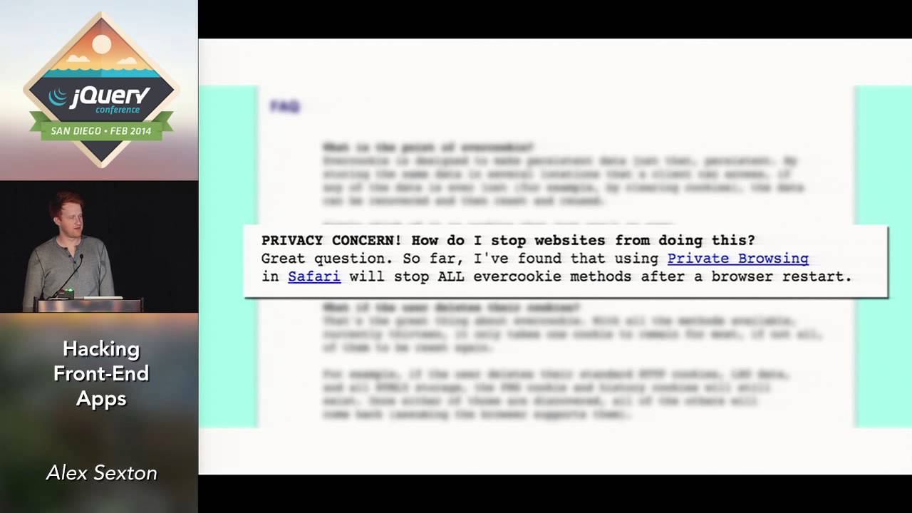 Hacking Front-End Apps - Alex Sexton - YouTube