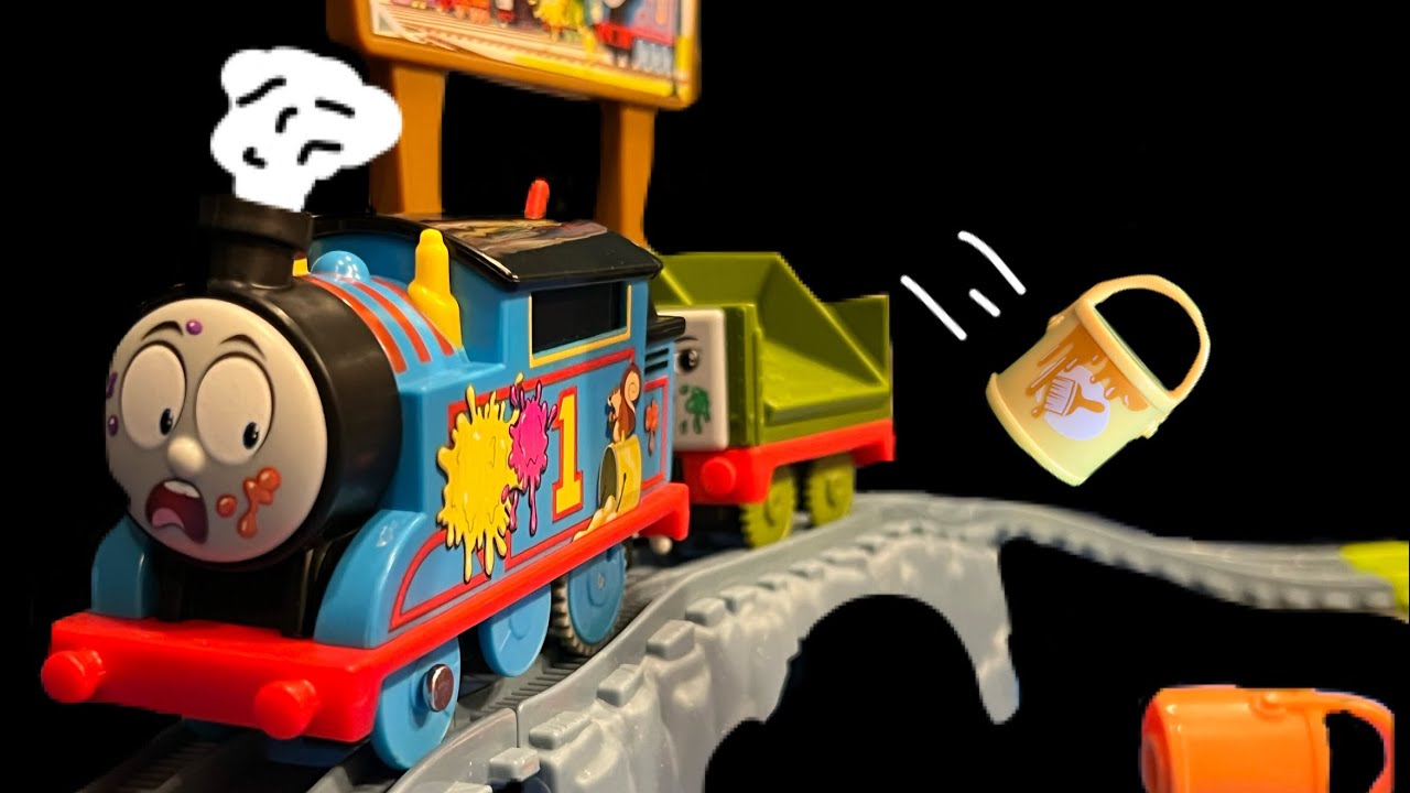 Thomas Paint Delivery Set Unboxing & Review - YouTube