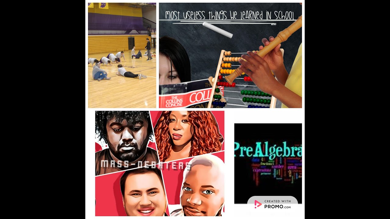 Useless School Subjects: Pre-Algebra, Handwriting, Gym, Economics - YouTube