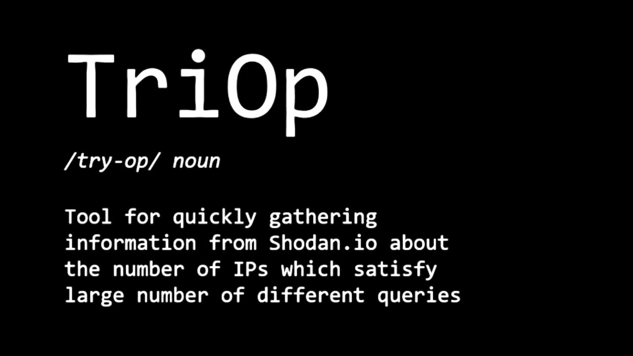 TriOp tutorial - YouTube