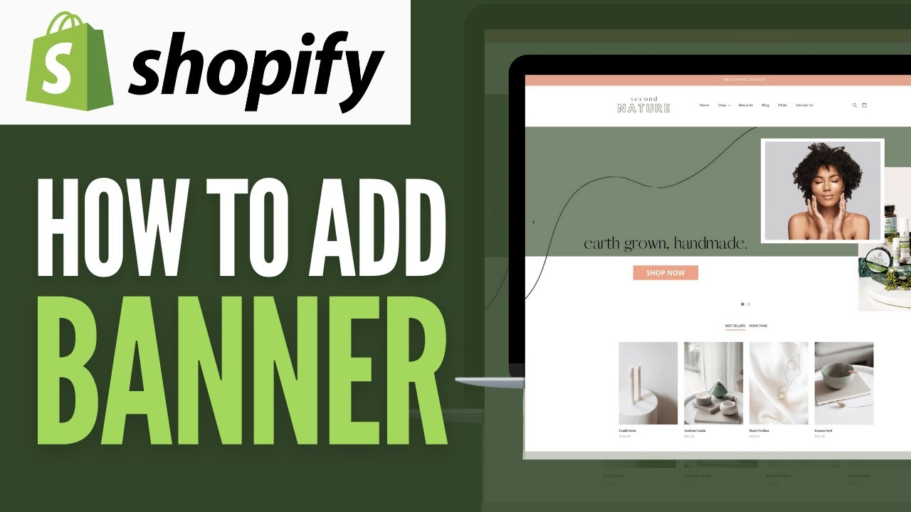 How To Add Banner To Your Shopify Store (Quick Steps) - YouTube