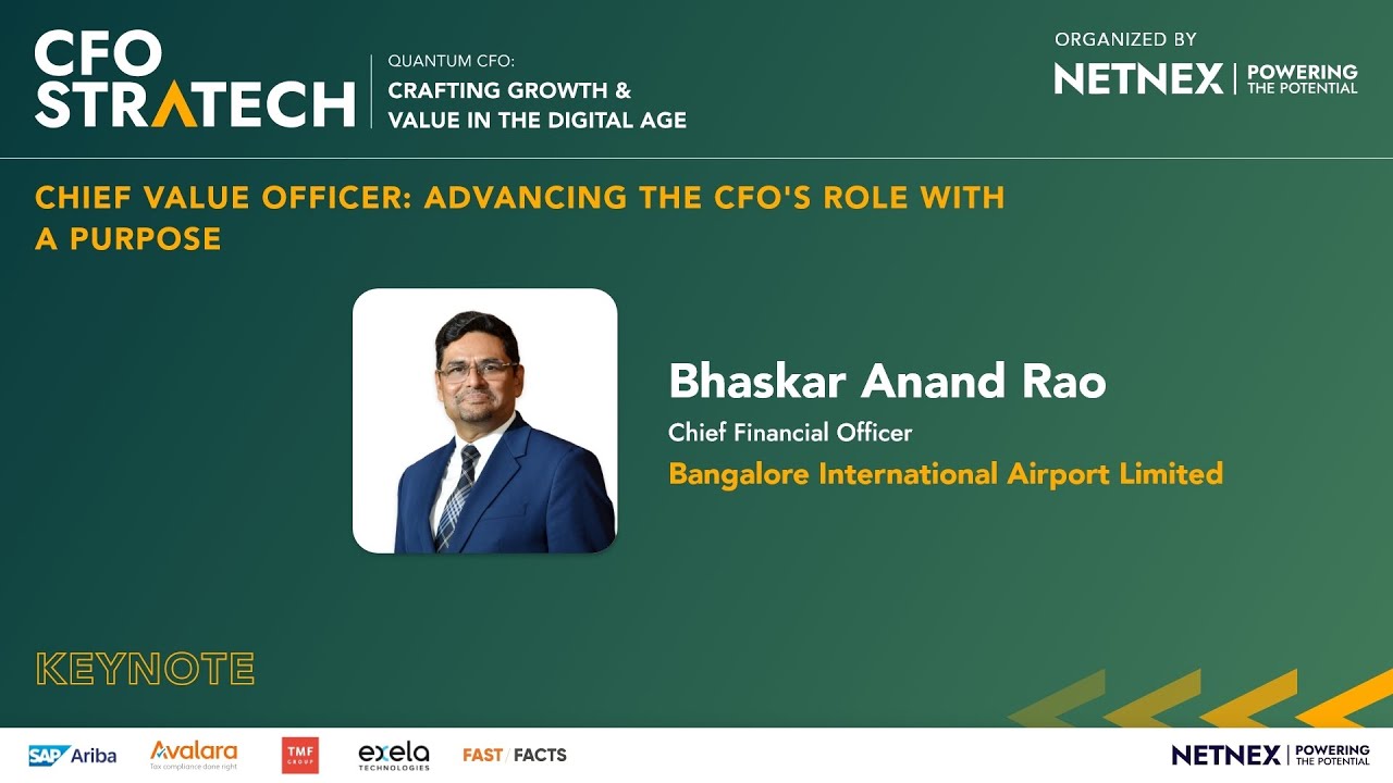 Chief Value Officer: Advancing the CFO's Role With Purpose | Keynote ...