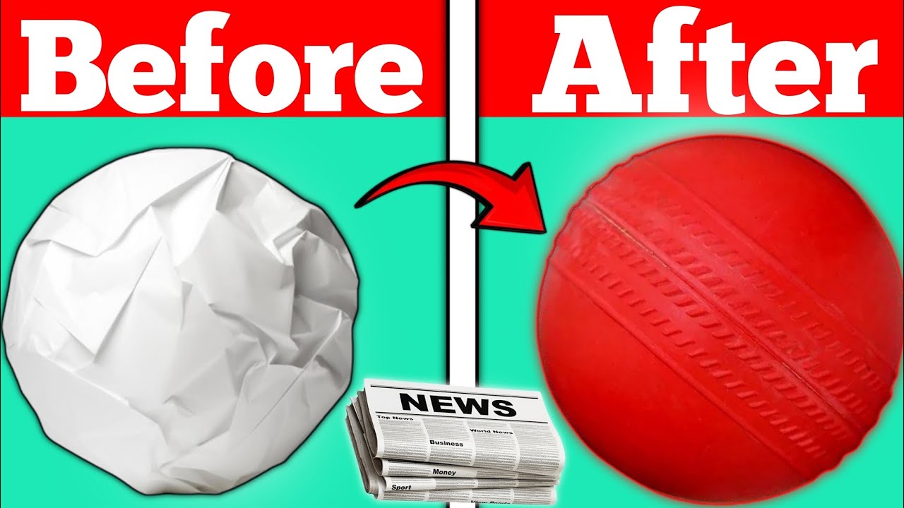 How to make Cricket Ball at home easy | DIY Bouncing Ball | Homemade ...
