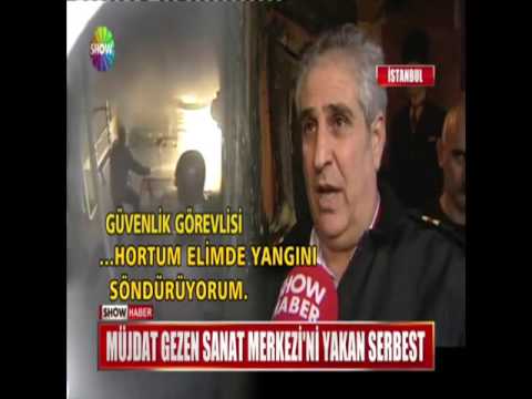 Müjdat Gezen Sanat Merkezi'ni yakan yakalandı!
