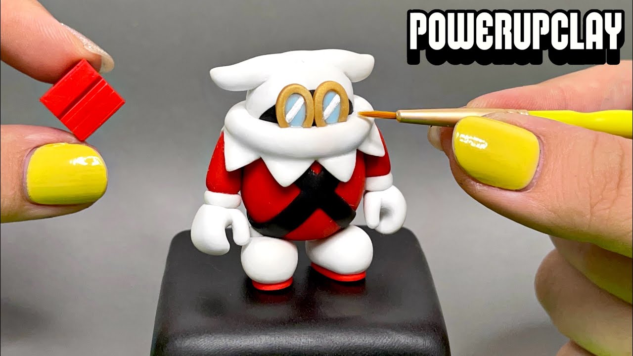 Making an X-Naut from Paper Mario: TTYD | Polymer Clay - YouTube