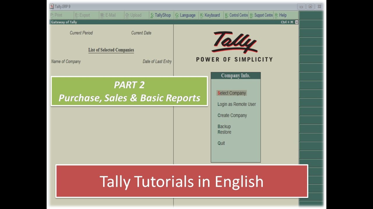 Basic Purchase & Sales Entry with Stock & GST in Tally (Exercise 3 ...