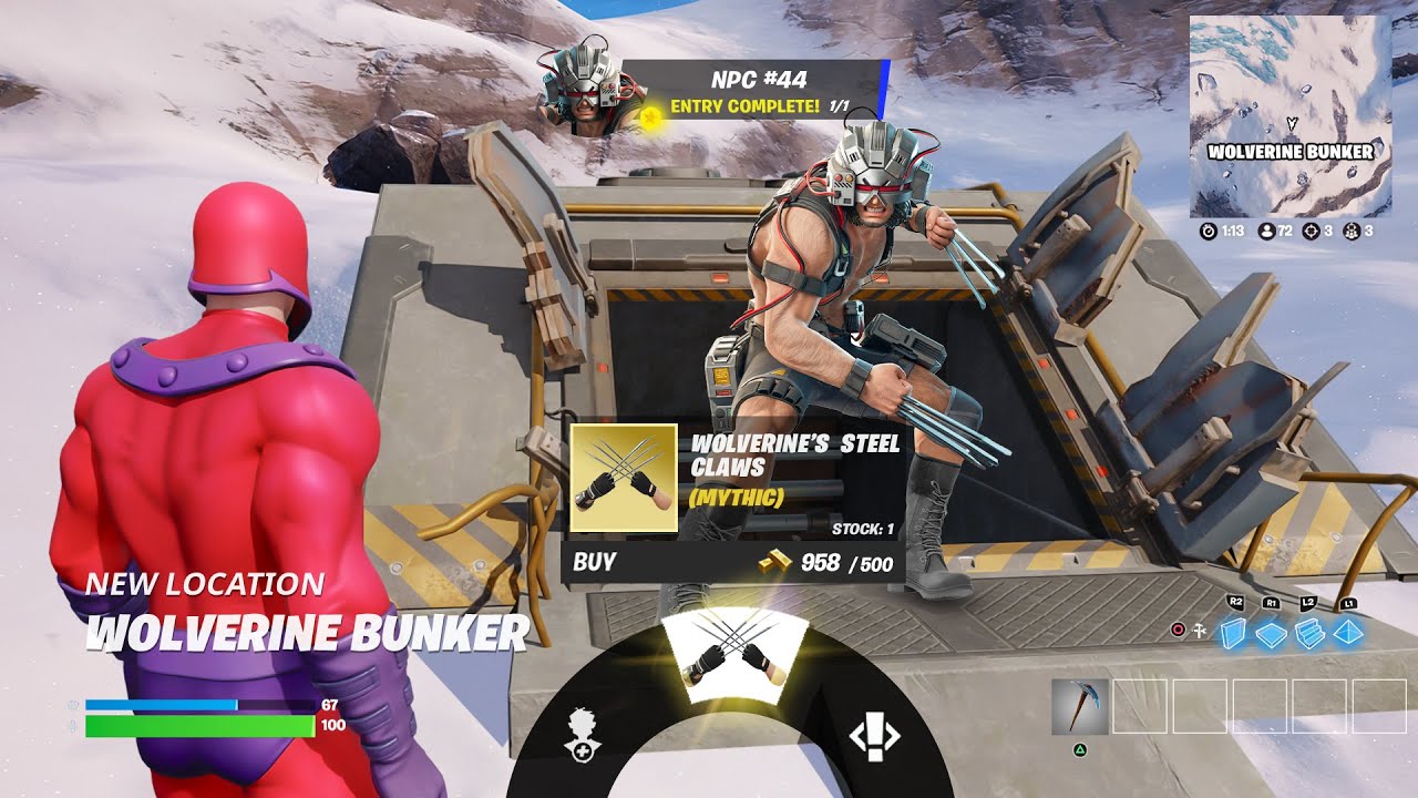 Fortnite BUNKER NOW OPENED! (Magneto Update) - YouTube