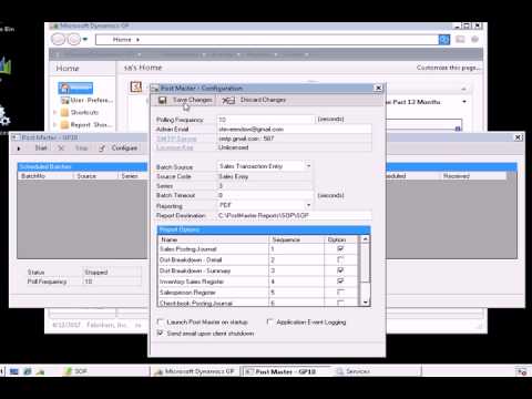 Post Master for Microsoft Dynamics GP - Dynamics GP Auto Batch Posting ...
