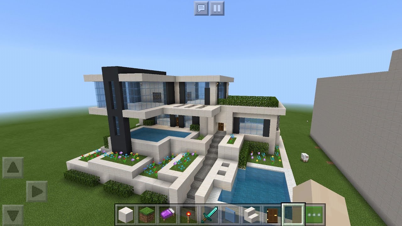 Minecraft gameplay ️ @WiederDude__ Minecraft modern house design - YouTube