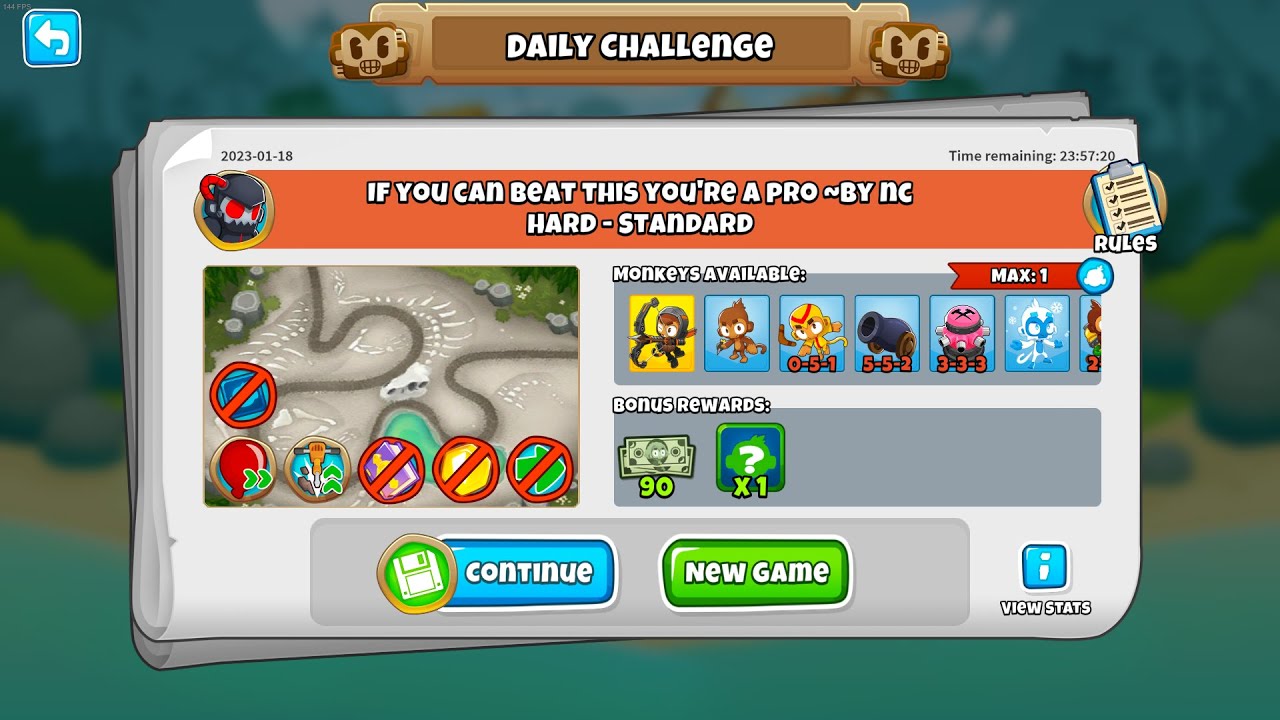 BTD6 A.C.S.R: "If you can beat this you're a pro!" 7 ,1/18/2023 - YouTube