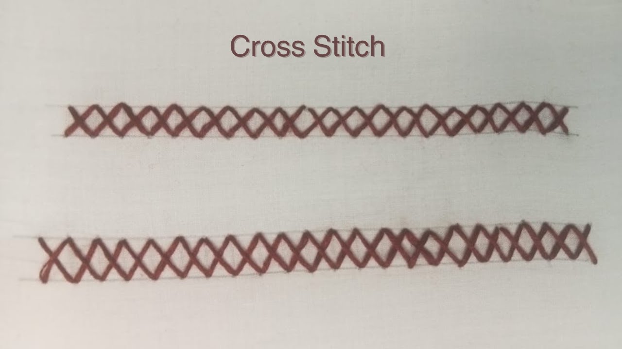 Basic Cross Stitch | Hand Embroidery for Beginners - YouTube