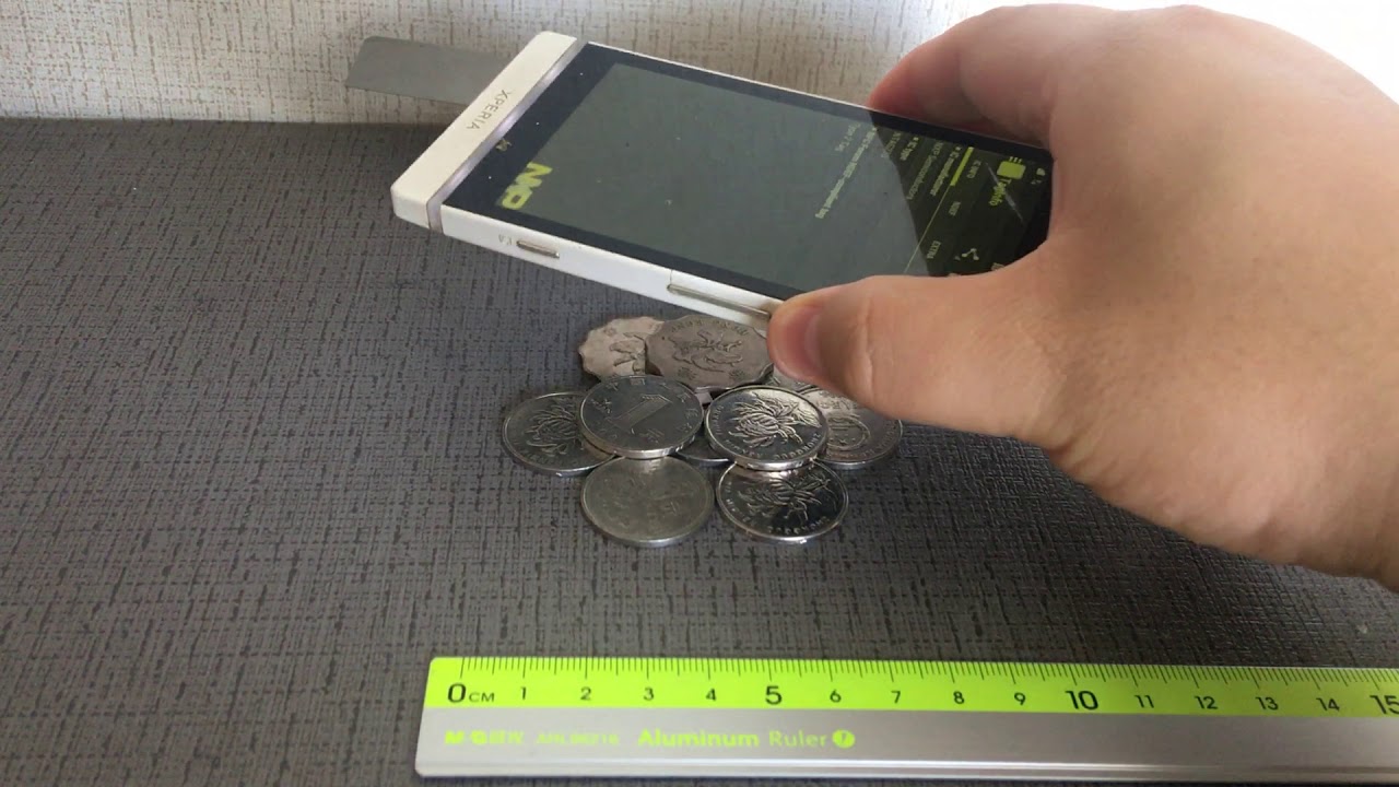 world smallest nfc tag working on metal - YouTube