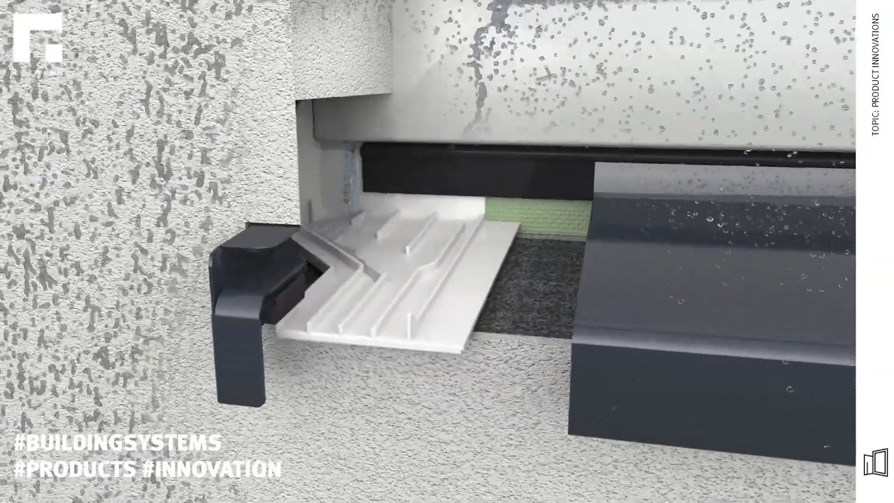 GUTMANN DELTA drainage module - for a watertight window sill connection ...