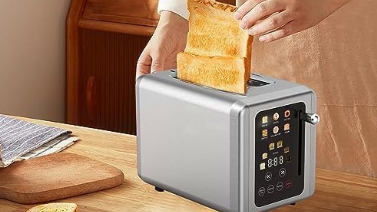 Digital Timer Toaster, 6 Bread Types & 6 Shade Settings, Smart Extra ...