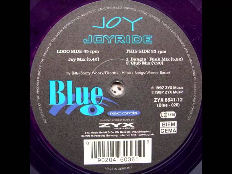 Joy - Joyride (Joy Mix) - YouTube