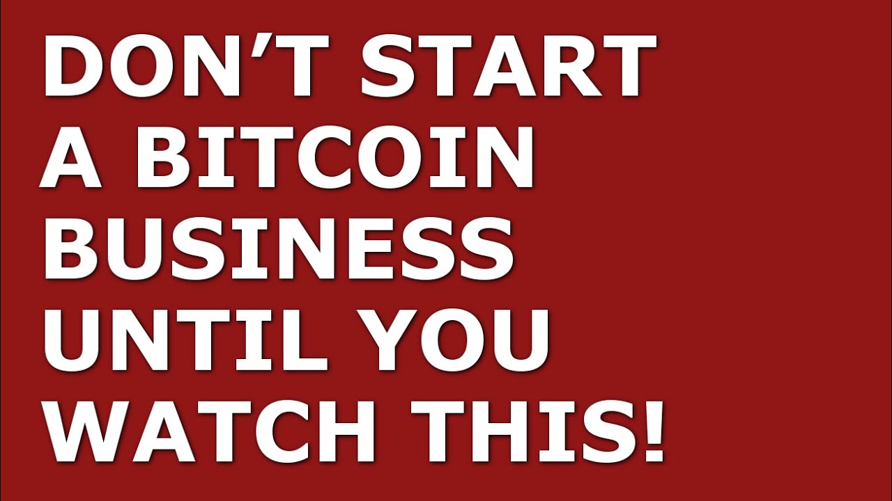 How to Start a Bitcoin Business | Free Bitcoin Business Plan Template ...