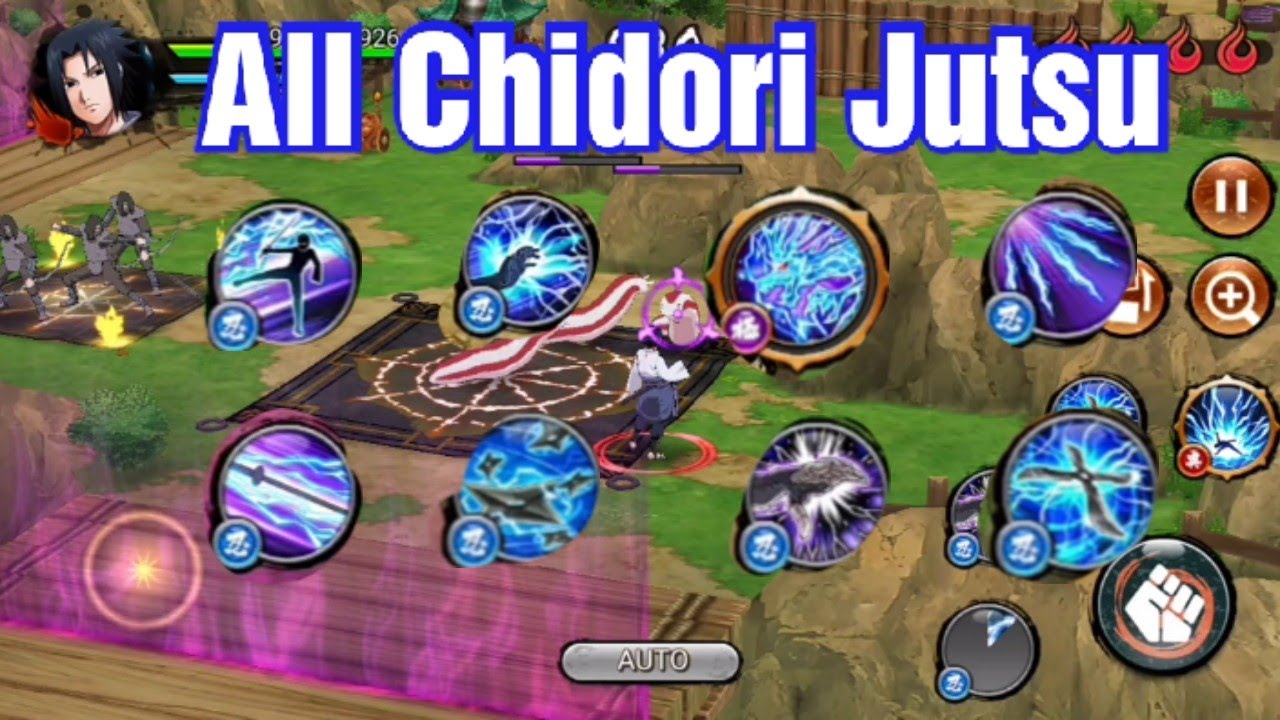 NxB NV : All Chidori Jutsu | Naruto X Boruto Ninja Voltage - YouTube