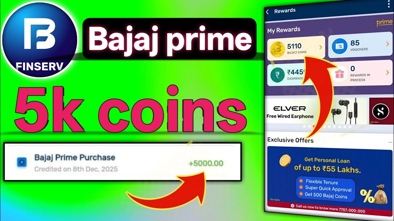 Bajaj prime 5k coins offer | Bajaj prime today offer | bajaj prime ...