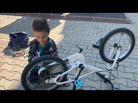 ONUR BİSİKLETİNİ TAMİR ETTİ !! VLOG