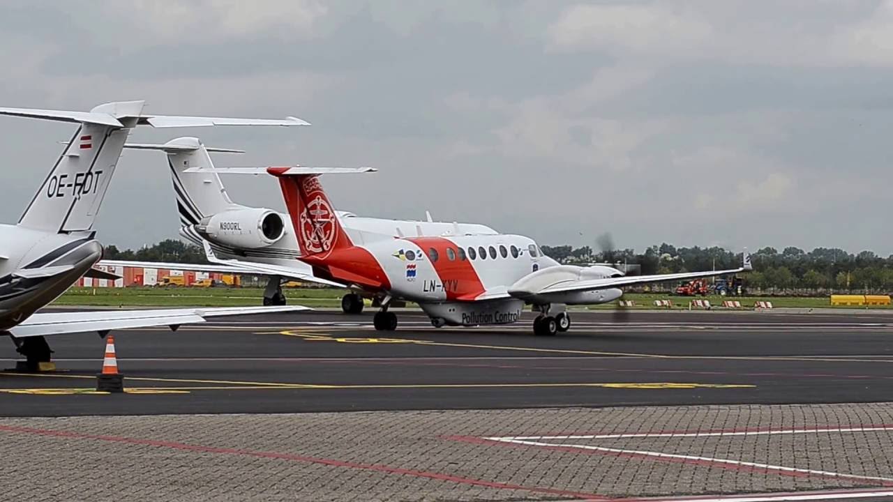 Beech King Air B350 ER (LN-KYV) - YouTube