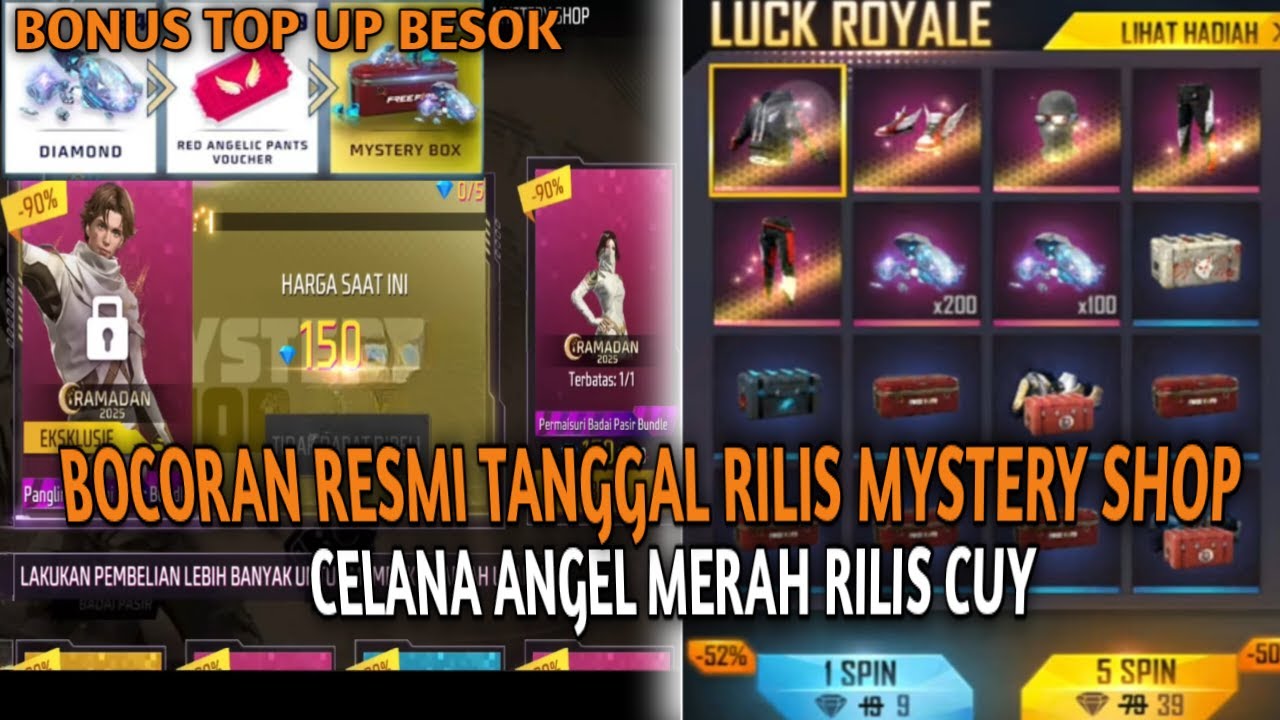 MYSTERY SHOP, AKHIRNYA RESMI RILIS MYSTERY SHOP, celana angel merah ...