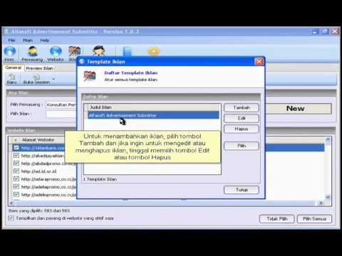 Alfasoft Advertisement Submitter (Upload Iklan Baris Ke Web)