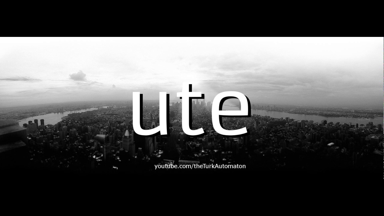 How to Pronounce ute in German - YouTube