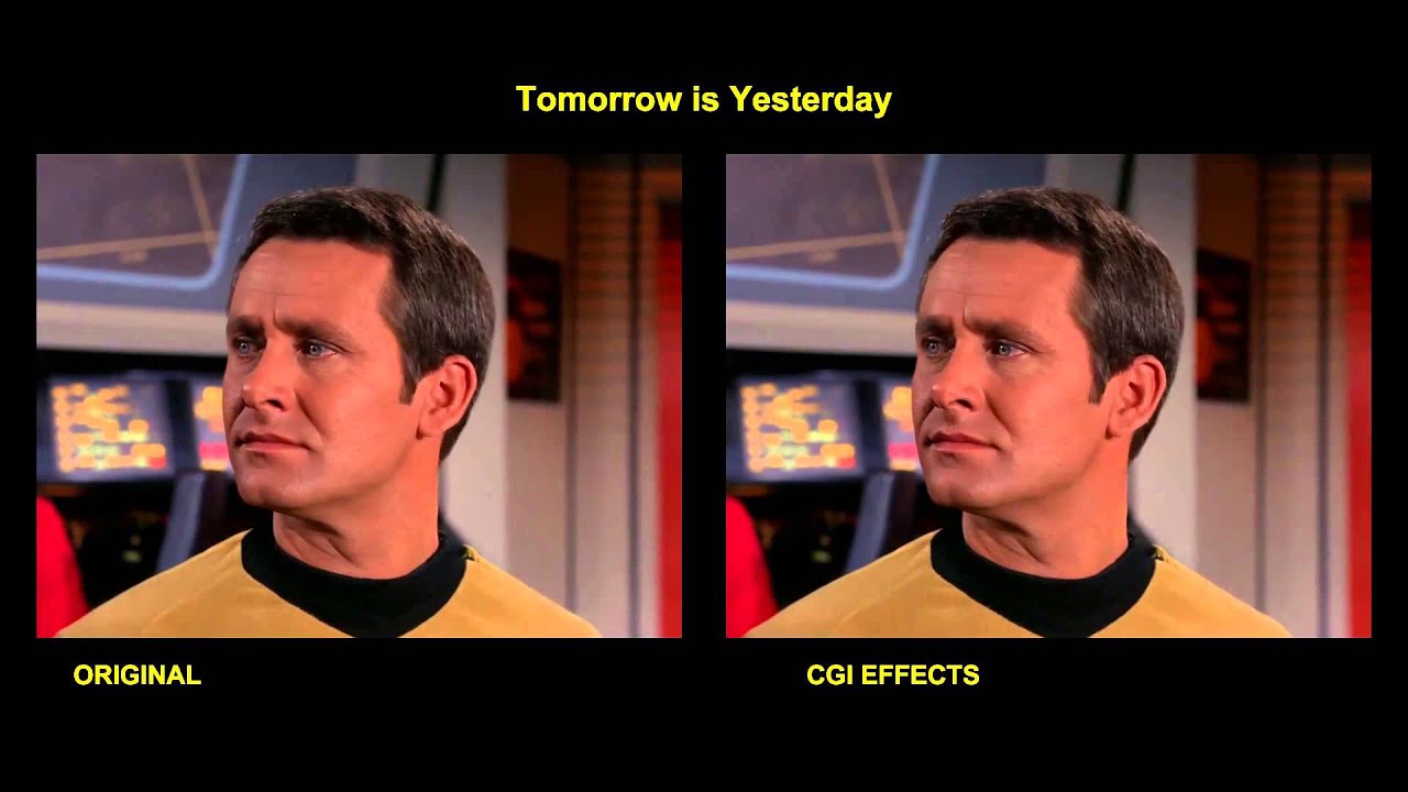 Star Trek - Tomorrow is Yesterday - visual effects comparison - YouTube