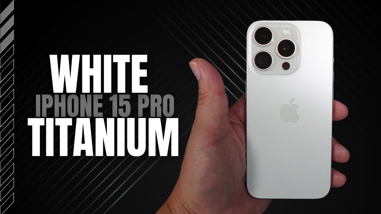 iPhone 15 Pro White Titanium Unboxing - YouTube