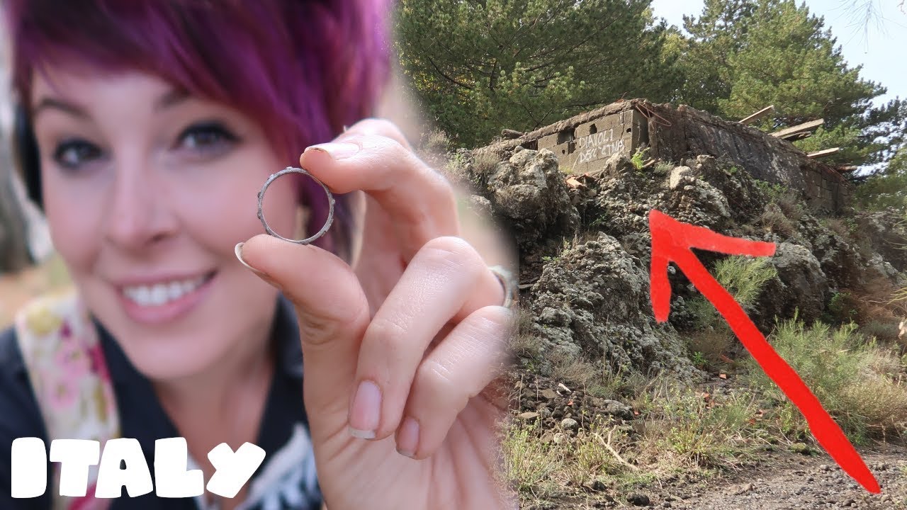 Exploring Abandoned Mt. Etna Volcano Bunker & Metal Detecting the ...