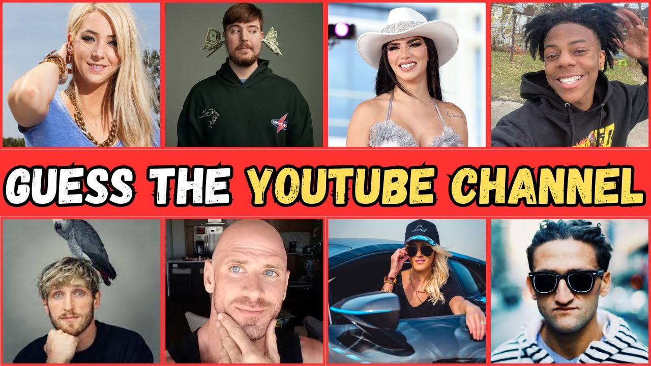 Guess the famous Youtuber in 5 seconds! | 35 Channels | YouTube Quiz ...