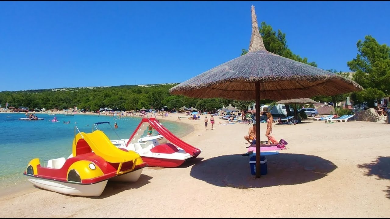 Brilliant Beach Camp Simuni Pag - YouTube