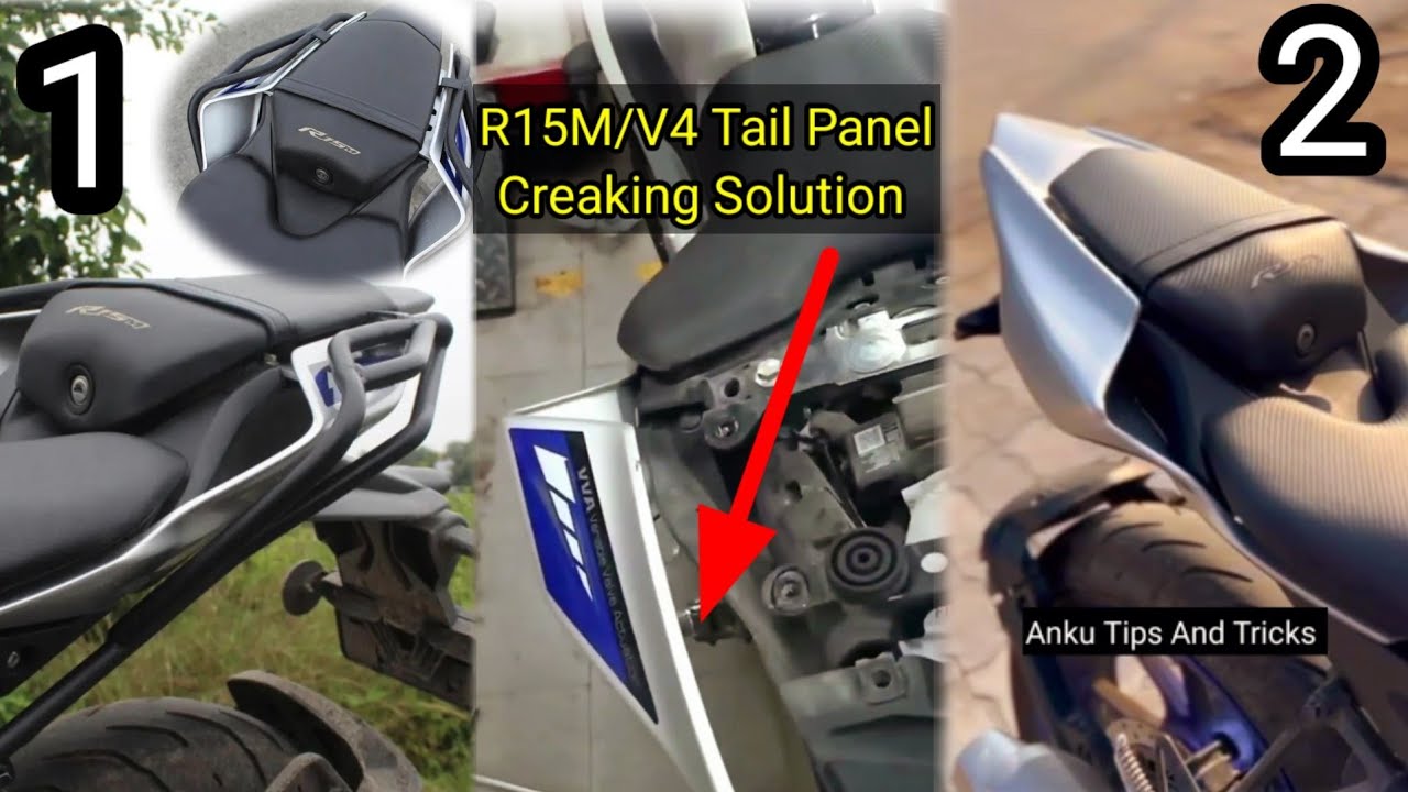 Tail Panel Creaking Solution Of Yamaha R15M /V4 💯 ️ | Custom R1m Tail ...