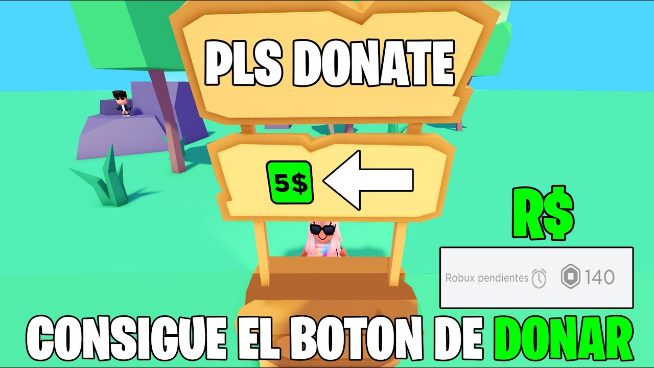 Como Conseguir ROBUX GRATIS en PLS DONATE (ROBUX EN 1 HORA) - YouTube
