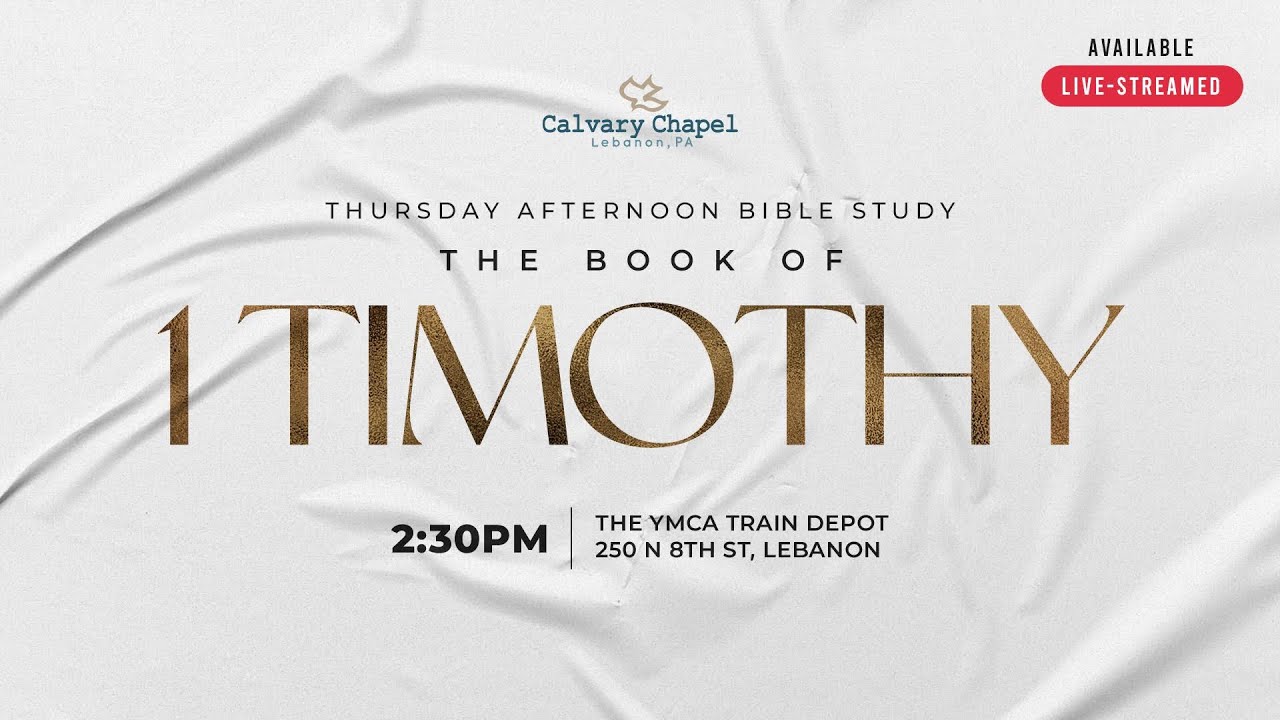 1/9/2025 1 Timothy 4:5-16 Mark Shafer - YouTube