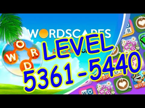 WordScapes Level 5361-5440 Answers | High Seas - YouTube