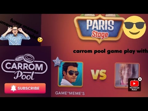 carrom game play with memes - YouTube