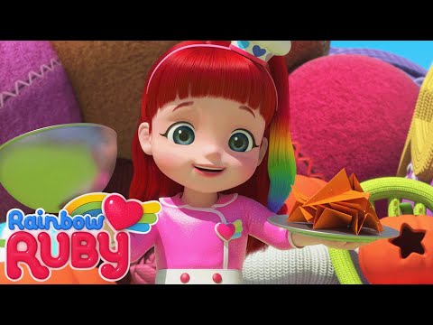 Airplane Food | Rainbow Ruby - WildBrain | Movies for Kids