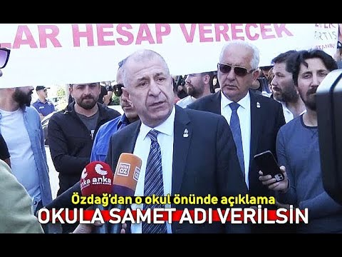 Ümit Özdağ, Samet Gül'ün öldüğü okula isminin verilmesini istedi