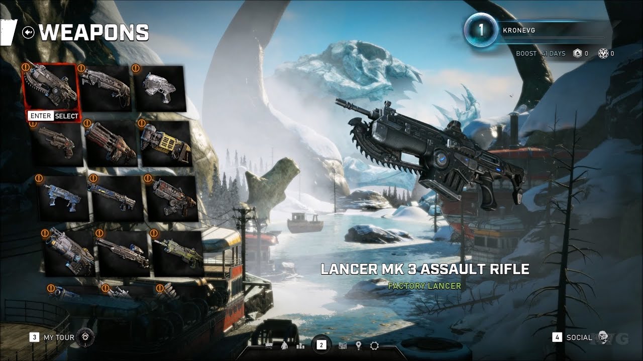 Gears 5 - All Weapons | List (PC HD) [1080p60FPS] - YouTube