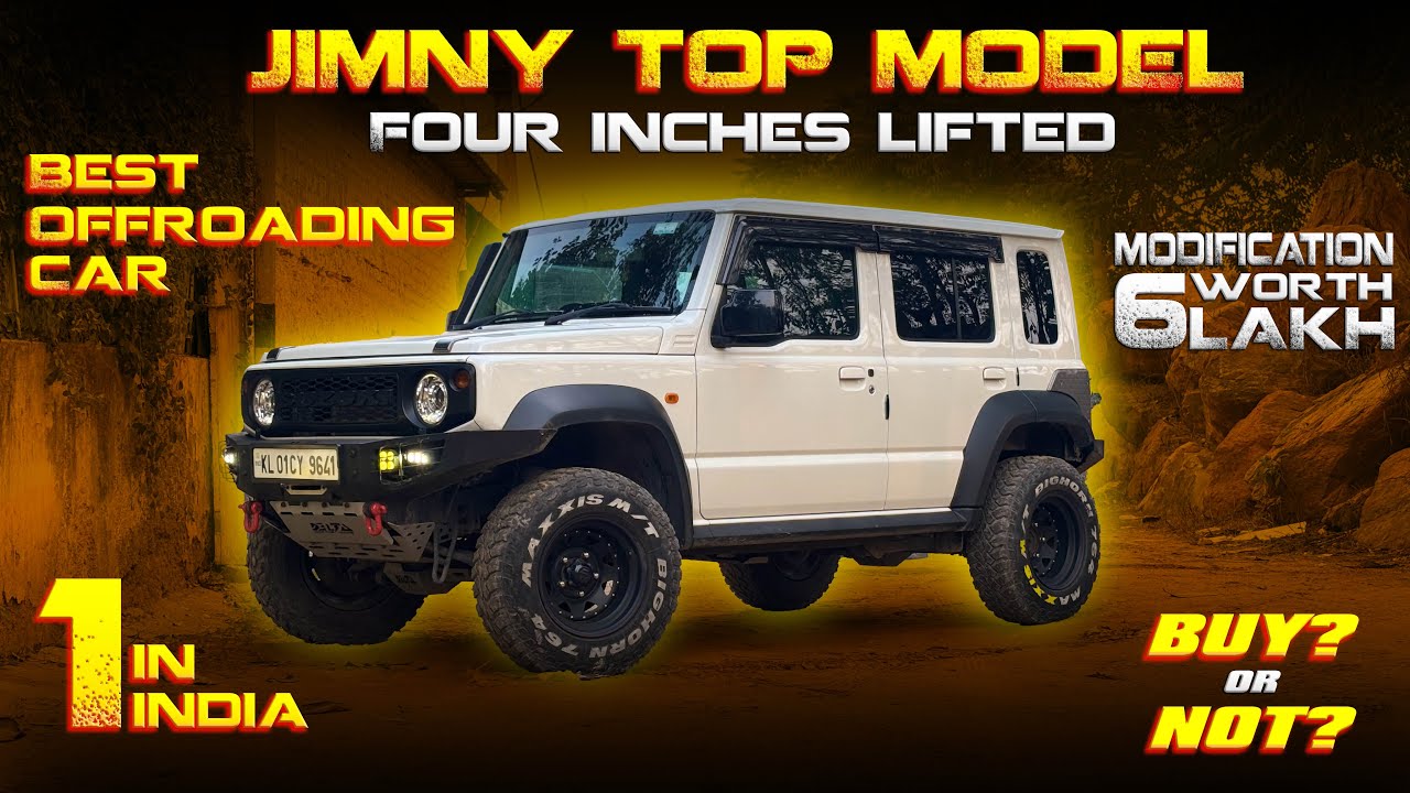 Modified Maruti Suzuki Jimny - Best Off Roads Modification - Jimny Top ...