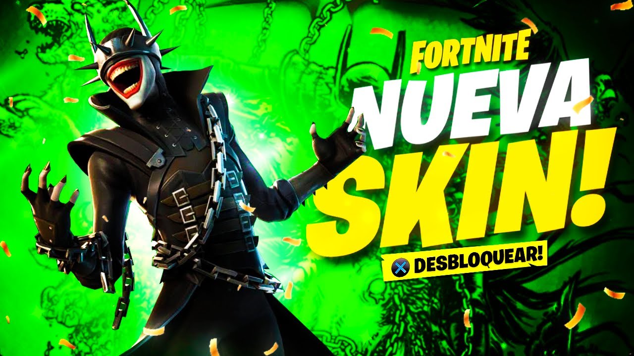 FORTNITE ME ENVÍO LA NUEVA SKIN EL BATMAN QUE RÍE *ANTES DE TIEMPO ...