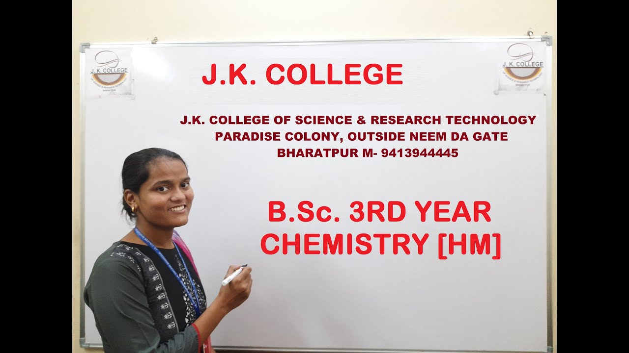 Class 1 BSC 3rd year h m p1 inorganic chemistry 16 10 2020 - YouTube