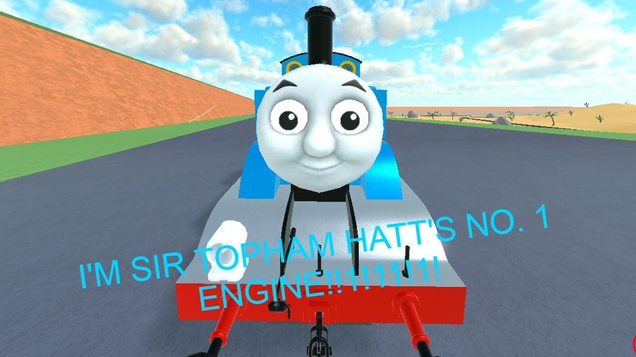 Thomas attending and losing a race in Roblox - YouTube