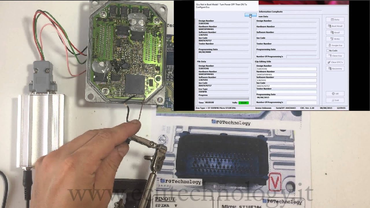 Cdc Marelli IAW 5SF8 MR - YouTube