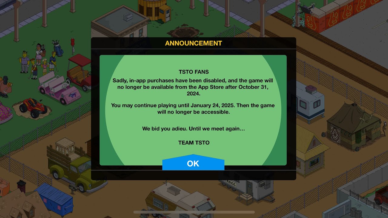 The Simpsons Tapped Out is Ending!! 😭 - YouTube