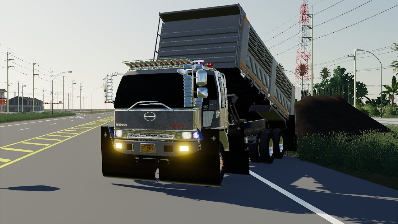 แจกMODสิบล้อHINO FM3M 🔰💥#Fs19ไทย #เกม Farming Simulator 19🔰 - YouTube