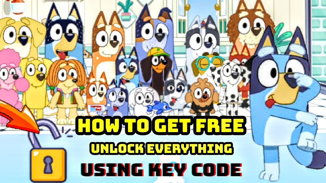Bluey The Videogame How To Get Free Unlock Everything Using Key Code ...